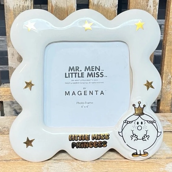 Little Miss | Accents | Mr Men Little Miss Princess Picture Frame 4 X 4 ...